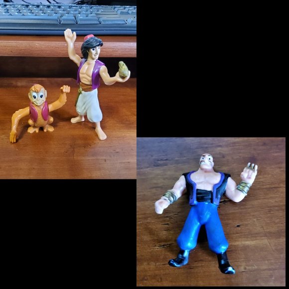 Disney | Toys | 992 Aladdin Figures Aladdin Abu And 1996 Aladdin Figure ...